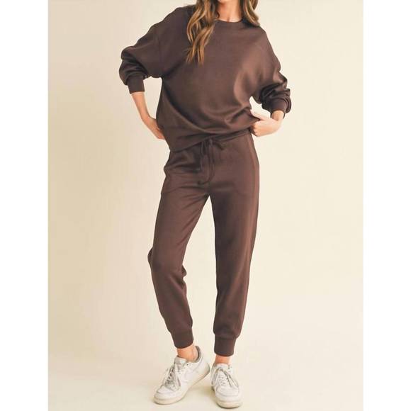 Yelete | Other | New Yelete Jenna Scuba Set In Coffee | Poshmark